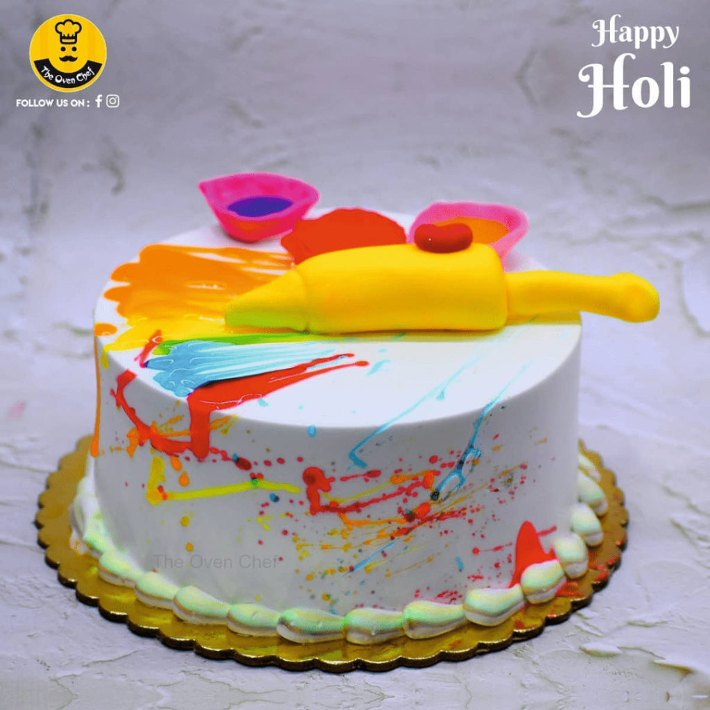 Holi Cakes - The Oven Chef
